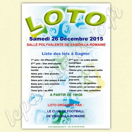 10 affiches pour votre loto